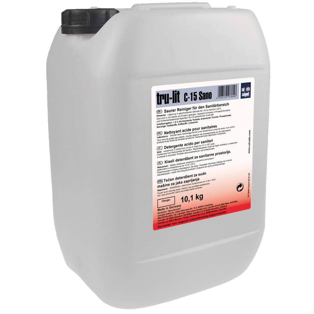 Sredstvo za čišćenje sanitarija TRU-LIT C-15 Sano 10,1 kg | Makromikro ...